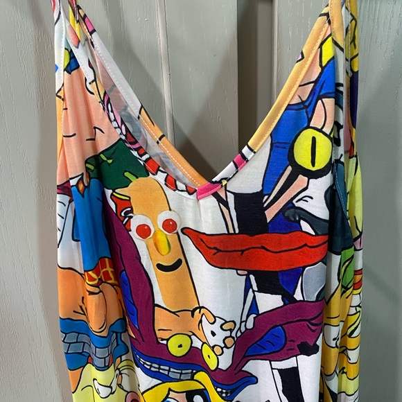 Nickelodeon | Dresses | Nickelodeoncartoon Network Maxi Long Dressnight ...